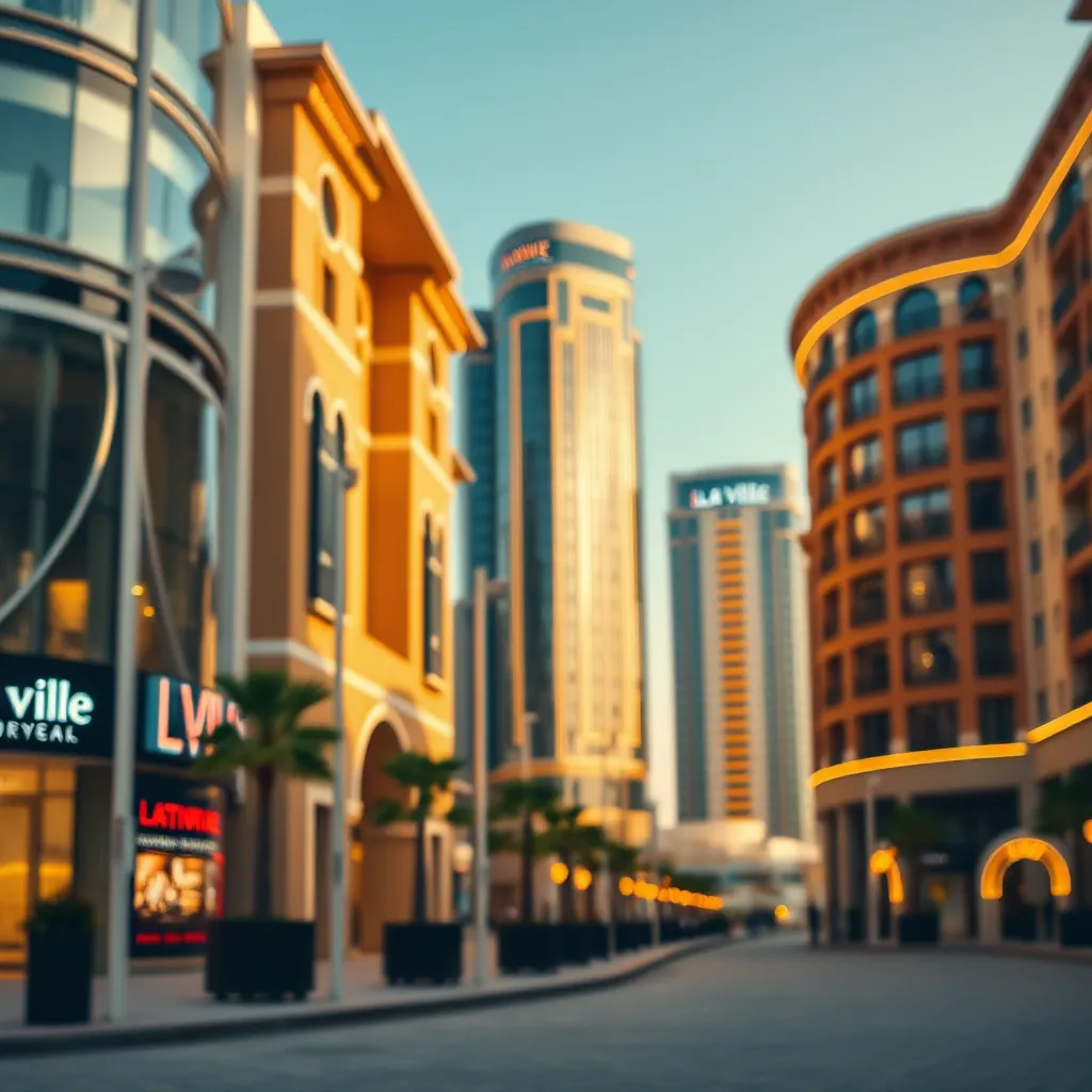 Lifelike Dynamics of La Ville City Walk in Dubai